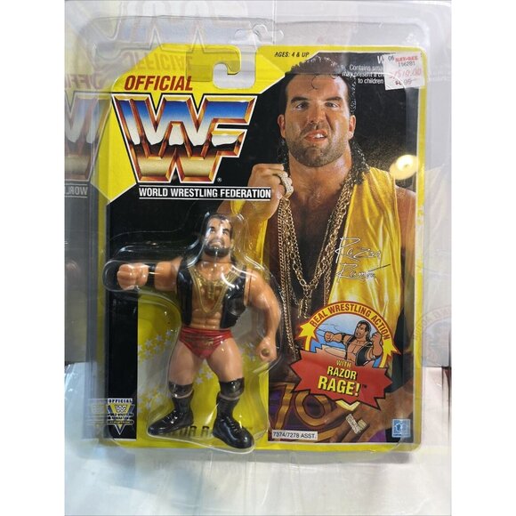 Hasbro | Toys | Rare Wwf Wwe Razor Ramon Wrestling Figure Hasbro Card ...